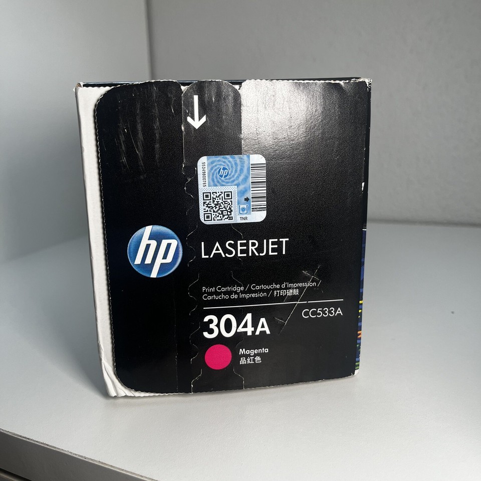 Genuine HP LaserJet 304A CC533A Magenta Toner Cartridge | eBay