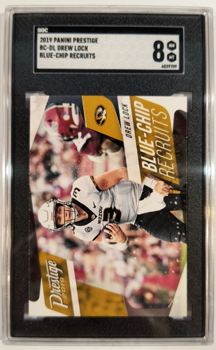 2019 Panini Prestige - Blue Chip Recruits #BC-DL Drew Lock RC SGC 8 | eBay