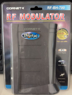 Cornet RF Modulator Audio/Video to DVD Players, Video Games, Camcorders ...