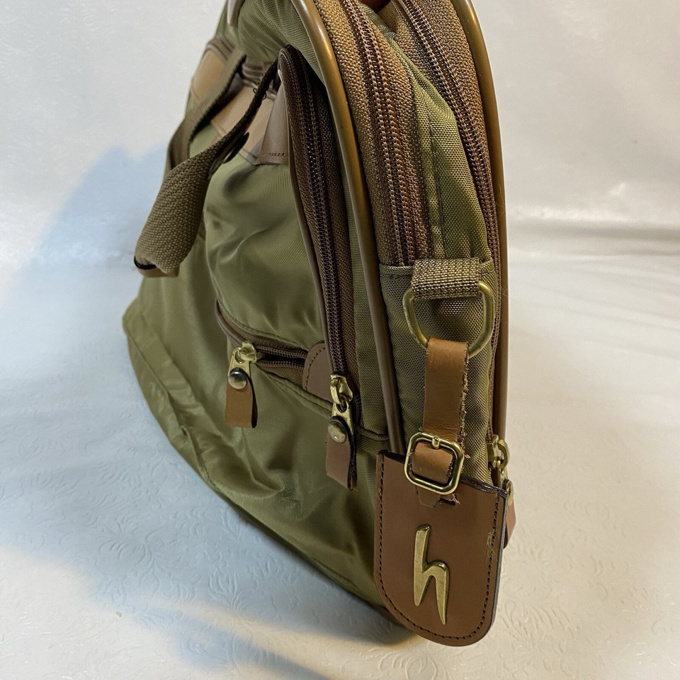 Hartmann Briefcase Laptop Bag Carry On Ballistic Nylon Leather NO ...