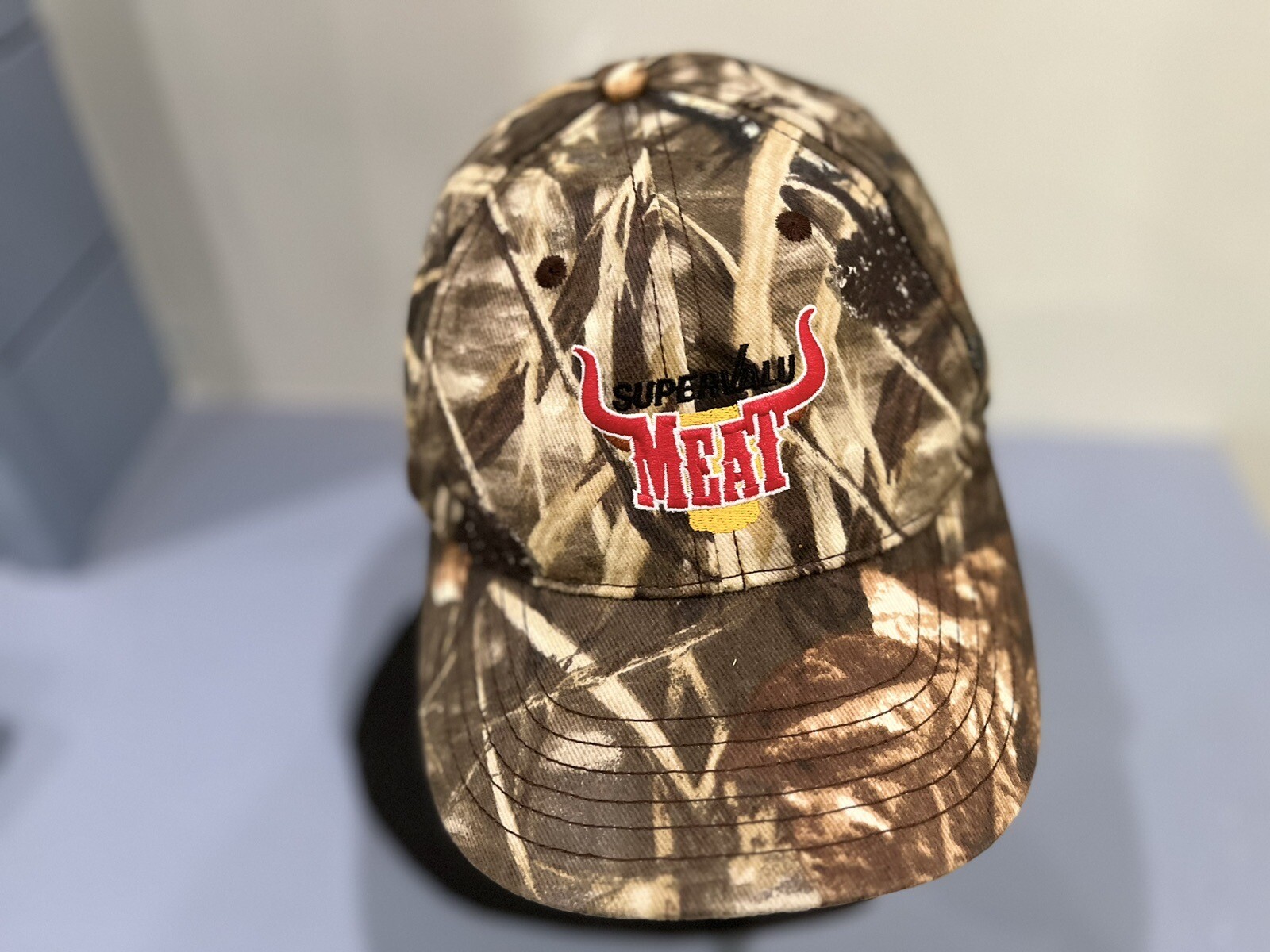 Supervalue Meat Camouflage Adjustable Cap - Pre-Owned - Gem