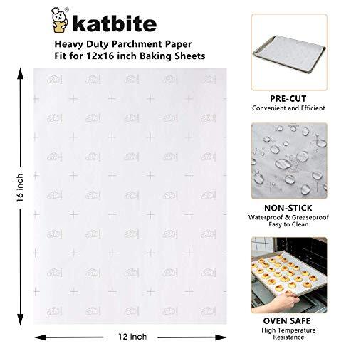 12x16 Inch Parchment Paper Sheets with Grid Lines Precut Baking Paper ...