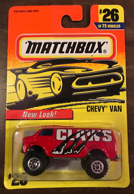 Matchbox Chevy Van #026 MBX ‘97 Series Red VHTF! | eBay