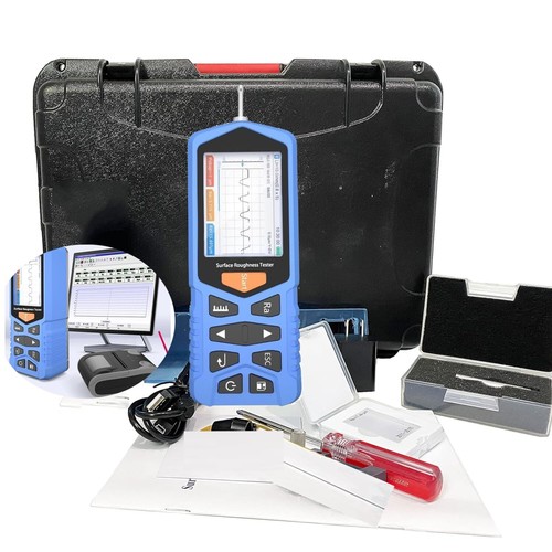 Surface Roughness Tester Meter Profilometer with Ra 0.005-16.000μm USB ...
