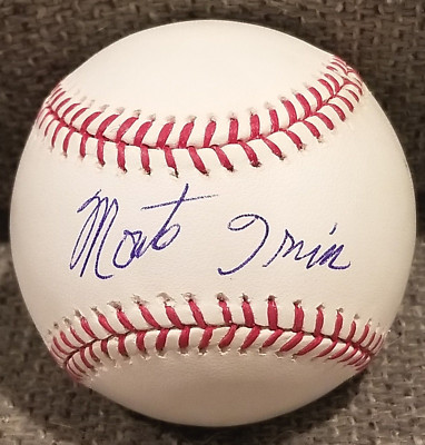 Monte Irvin Signed Autographed Major League Baseball NY Giants HOF PSA ...