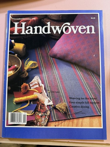 Handwoven Magazine November/December 1990: Weaving For The Home | eBay