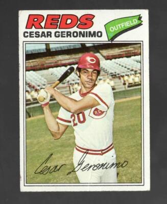 1977 Topps Cesar Geronimo Cincinnati Reds #535 Poor (creases) | eBay