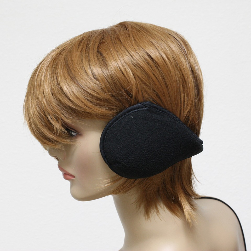 Earwarmer Ear Muffs Fleece Ski Winter Mens Womens Behind the Head ...