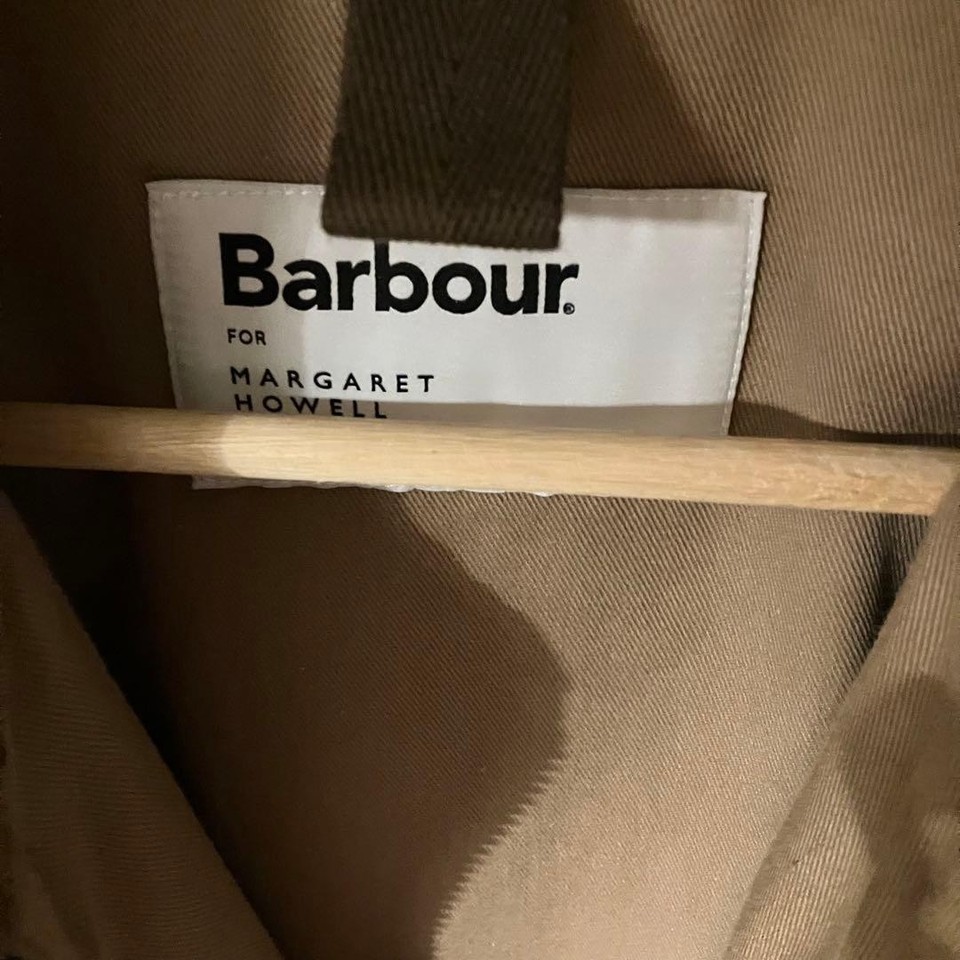 Barbour MARGARET HOWELL Oil Jacket Spey Short Length Silver Zip S ...