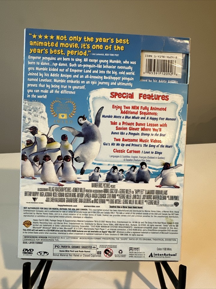 Happy Feet (DVD, 2007, Widescreen) NEW | eBay
