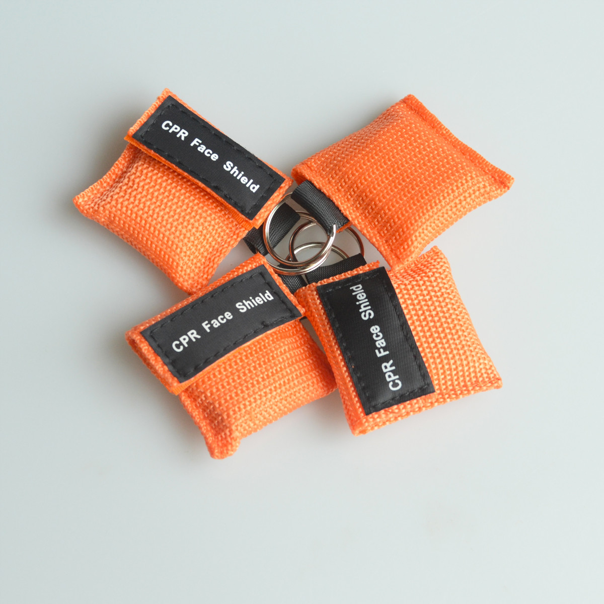 1 pc Orange CPR Face Shield Keychain CPR Resuscitation Face Shield with ...