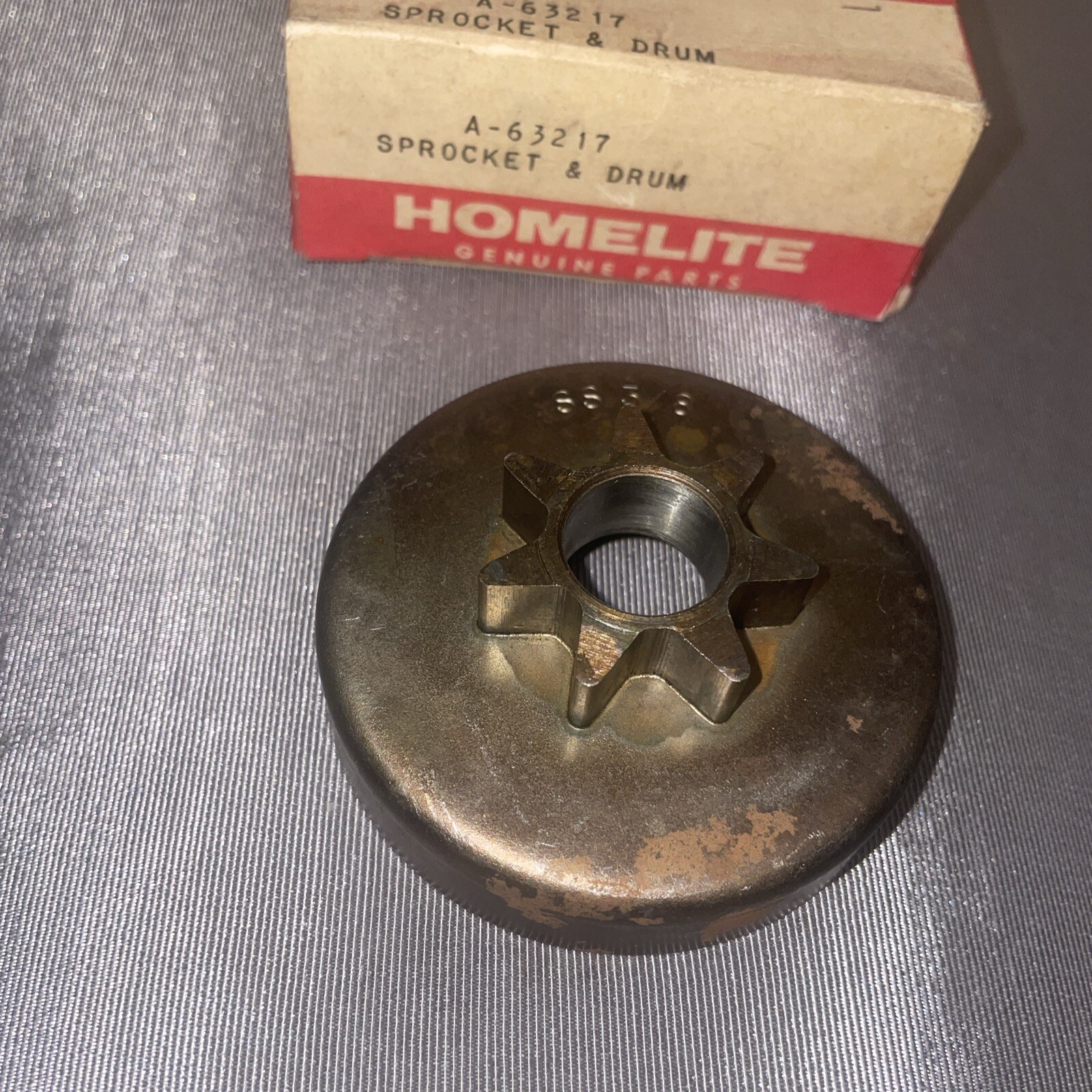 OEM Homelite A-63217 Sprocket & Drum 3/8" Pitch x 7 Tooth Homelite XL ...