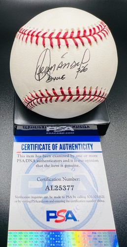 ORLANDO HERNANDEZ Signed Autograph OMLB Baseball El Duque NY Yankees ...