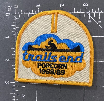 Trail S Fin Gourmet Popcorn 88 89 Patch 1988 1989 BSA Boy Scouts De ...