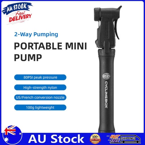 AU Bicycle Hand Pump Portable Two-way Push-pull Pump for Outdoor ...