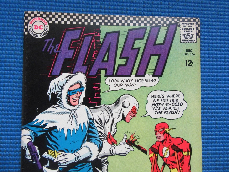 THE FLASH # 166 - (NM-) -CAPTAIN COLD & HEAT WAVE-THE COOLEST/HOTTEST ...
