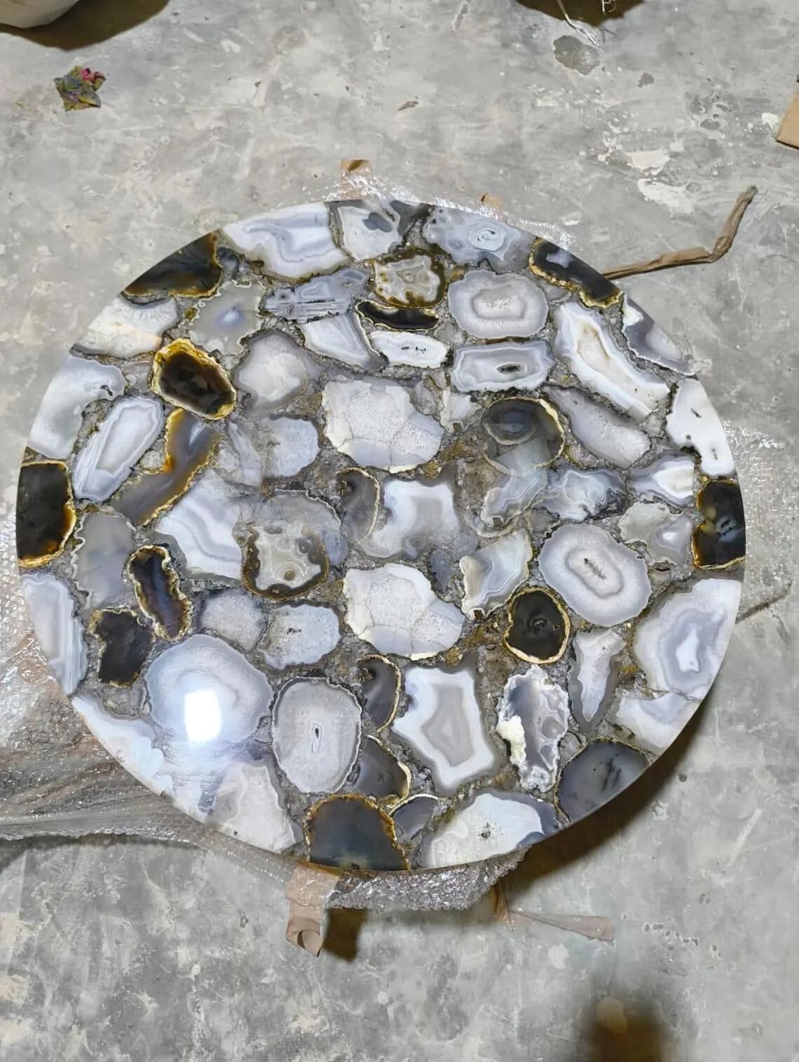 antique agate table/ agate dining table/ agate coffee table/ agate ...