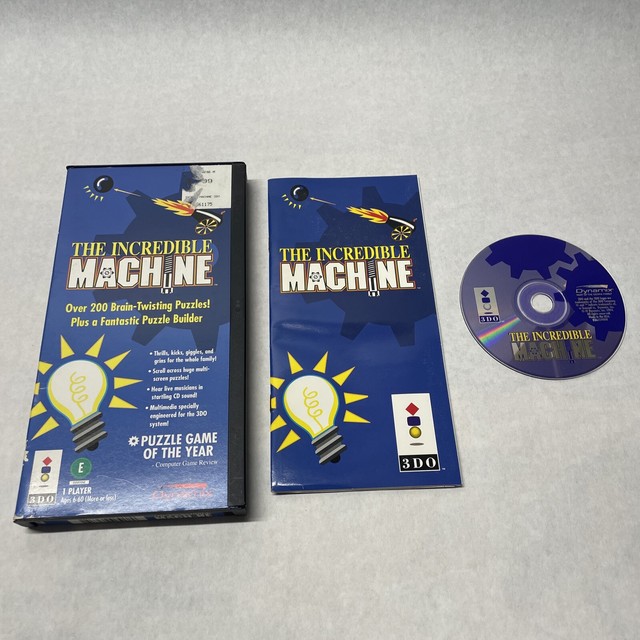 The Incredible Machine Panasonic 3do Game 3d0 Brain Puzzles for sale ...