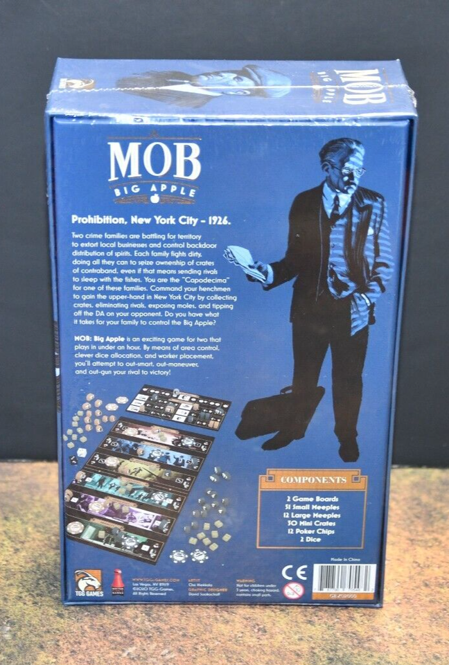 Mob: Big Apple (Captain Pledge) Board Game Kickstarter - TGG Games NEW ...