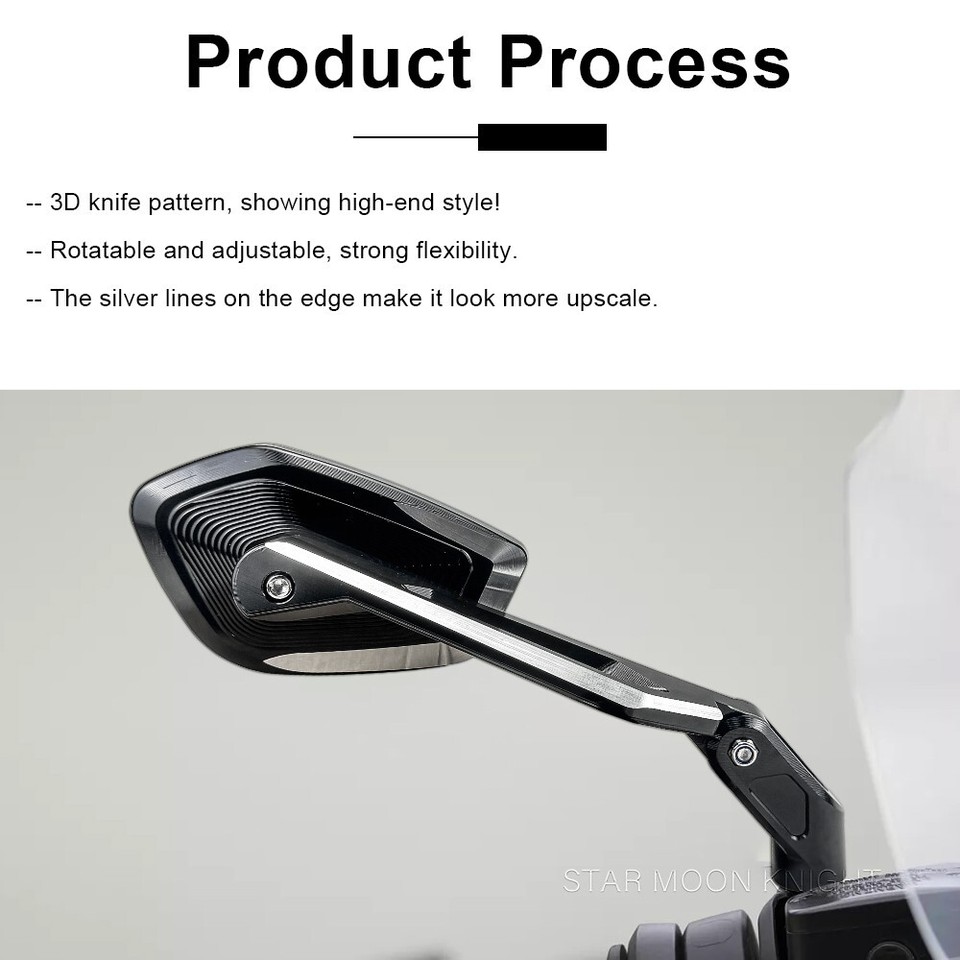 Rotatable Mirror For BMW C 400GT C400GT Tracer 900 GT Aluminum Rearview ...