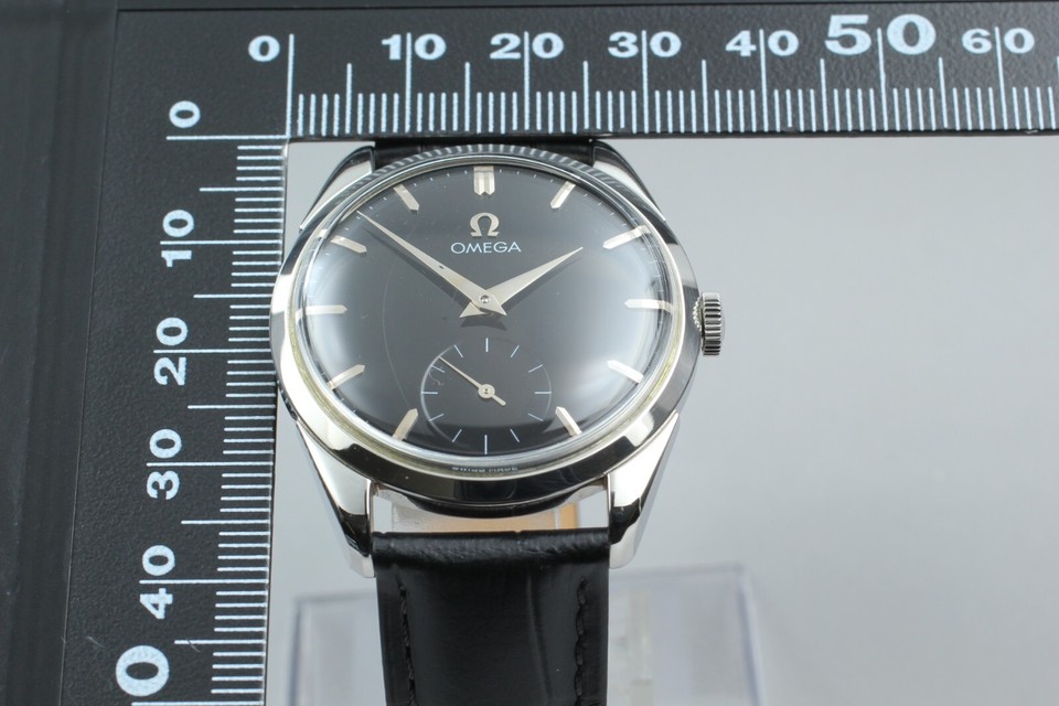 [MINT] Vintage OMEGA 2900-1 Small Second Cal.267 Manual Winding Black ...
