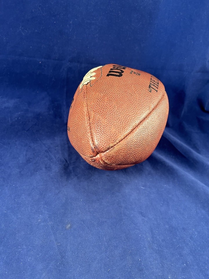 Wilson "The Duke" Official NFL Authentic Game Ball Leather Football ...