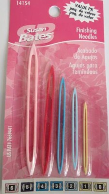 Package of 5 Finishing Needles for Yarn | eBay