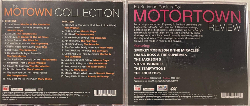 BRAND NEW SEALED Time Life The Motown Collection 5 x CD Box Set Ed ...
