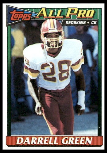 1991 Topps #191 Darrell Green Washington Redskins Football Card | eBay