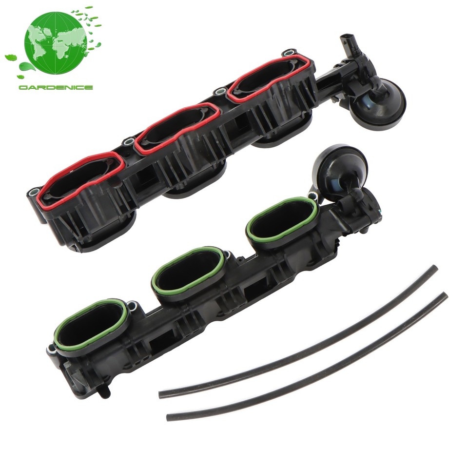 LH & RH Intake Manifold For Audi A6 A7 Q7 A8 Quattro 06E133109BC ...