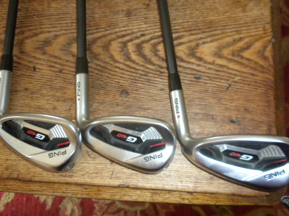 PING G410 IRON SET RH ALTA SENIOR SHAFT 6- U WEDGE | eBay
