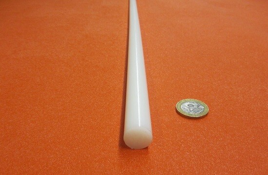 Hdpe White Round Rod 5/8" Diameter x 48" Long, 4 Units, 16 Ft | eBay