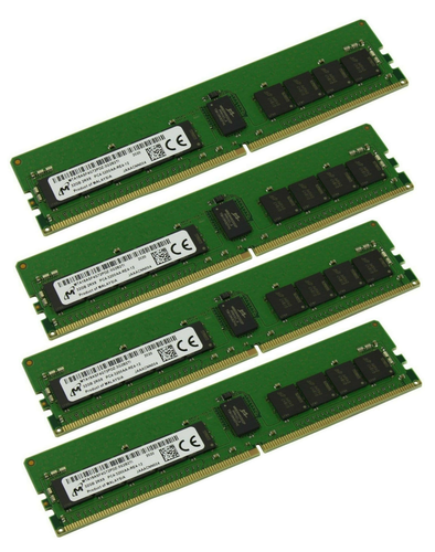 128GB Micron 4x 32GB 3200MHz ECC-R DDR4 Ram f. Supermicro A+ Server ...