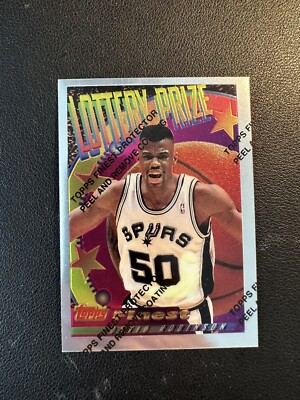 David Robinson 1994-95 Finest Lottery Prize Card #LP3 Spurs | eBay