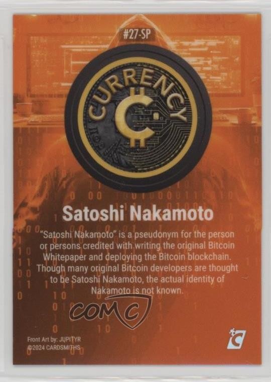 2024 Cardsmiths Currency Cred Series 3 Rainbow Holofoil Satoshi ...