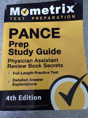 Mometrix Test Preparation PANCE Prep Study Guide - 4th Edition | eBay