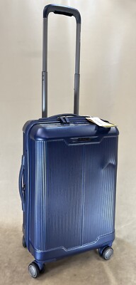 SAMSONITE Silhouette 17 Blue 21" Carry-on Expandable Hardside Spinner ...