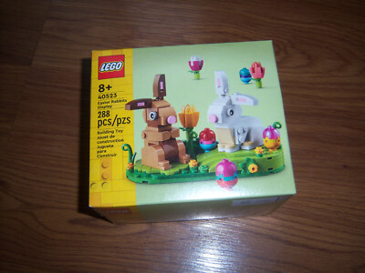 NIB ADORABLE Lego COLLECTOR'S #40523 EASTER RABBITS DISPLAY 288 PCS/PZS ...