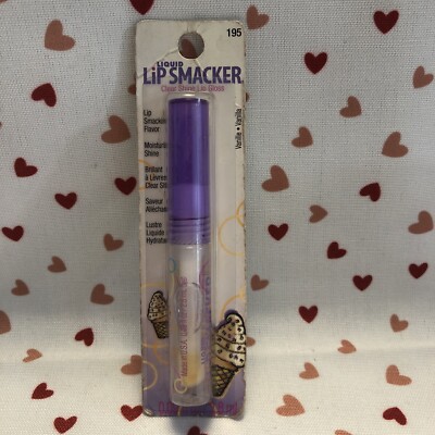 Lip Smacker Liquid Lip Gloss #195 VANILLA Damage Container | eBay