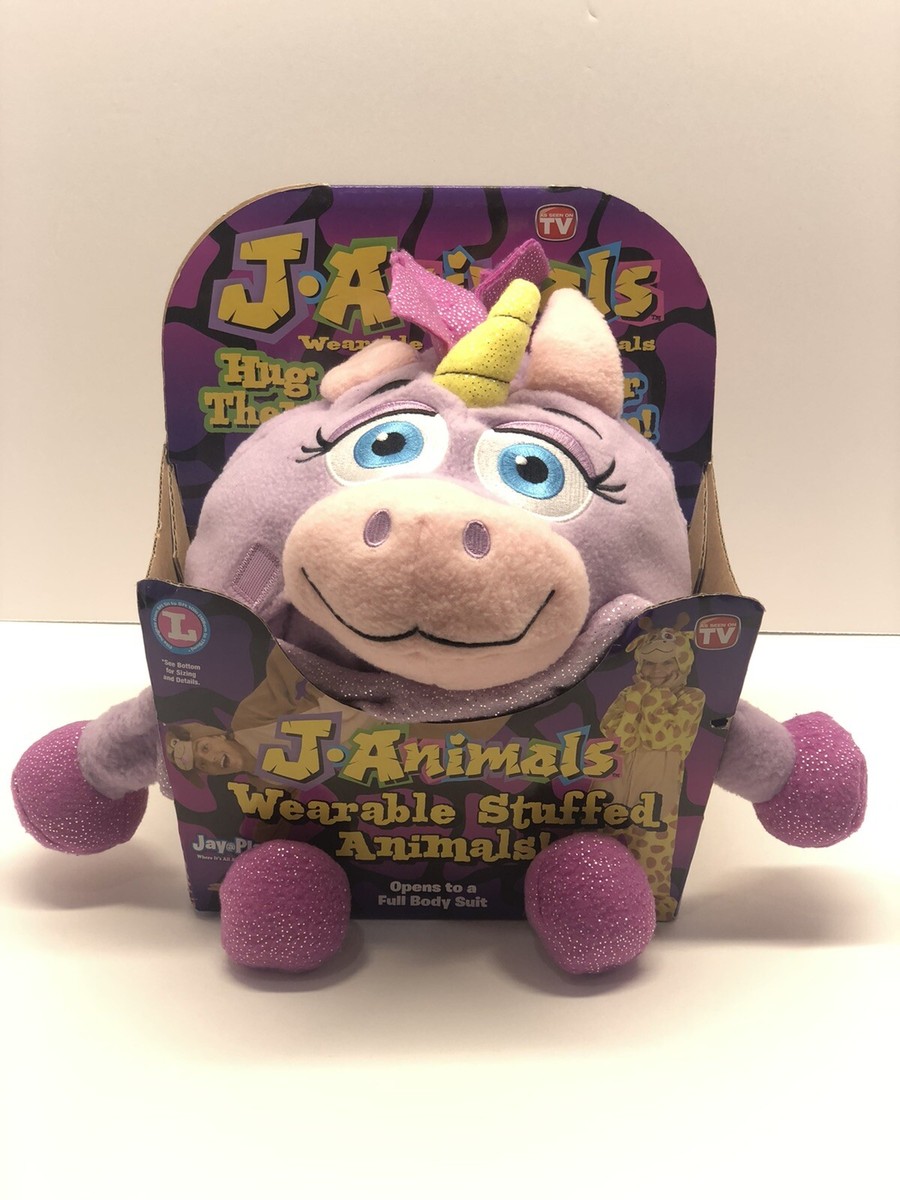 J Animals Unicorn Jay@Play FlipaZoo: Magic Tails 2 In 1 Animal Plush