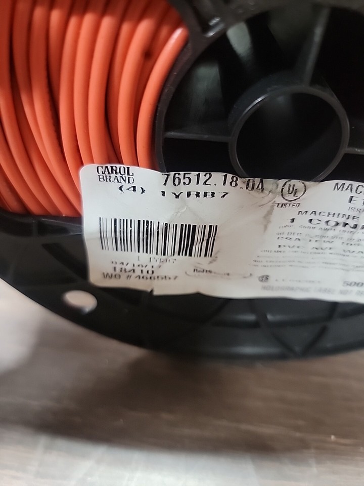 16 AWG THHN Orange 600V Wire E135243-8 500'? | eBay
