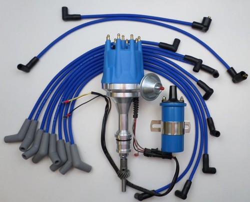 small cap FORD 5.0L 302 EFI to Carb Conversion BLUE HEI Distributor ...