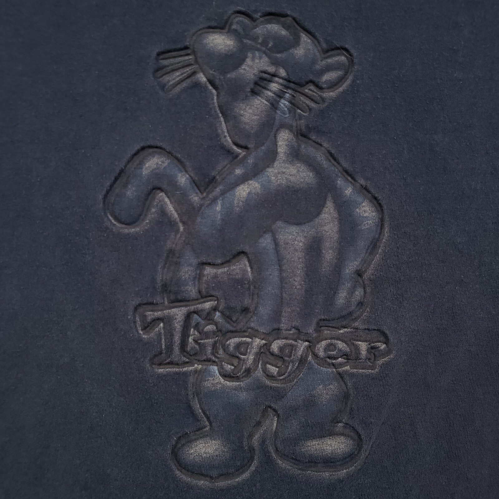 Vtg Disney Tigger Shirt Mens XL Navy Blue Cartoon Made in USA Short ...