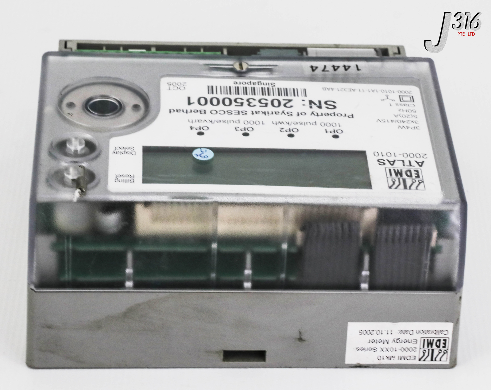 14474 EDMI ATLAS THREE PHASE CT/WC SMART METER 2000-1010 | eBay