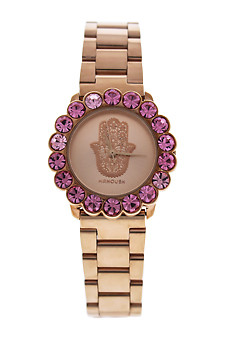 Mshscrg Scarlett Hand - Rose Gold Stainless Steel Bracelet Watch ...