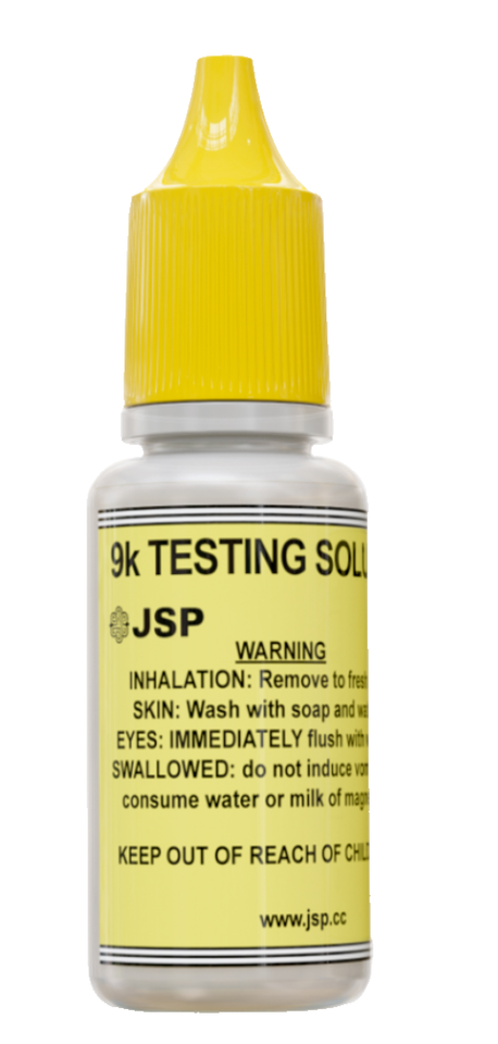 GOLD/SILVER Test Acid Tester Kit 9k 10k 14k 999 .925 Sterling Testing ...