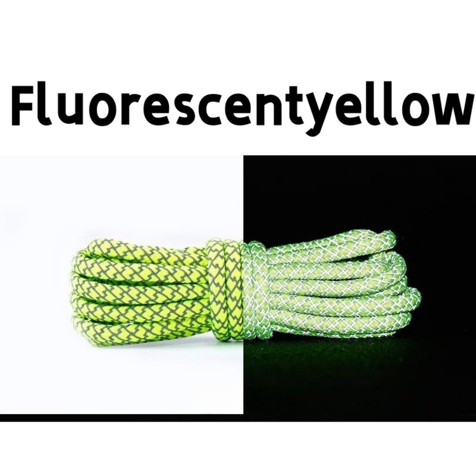 Premium ROUND Reflective SHOE LACES - Sport Sneaker Boot Casual Shoe ...