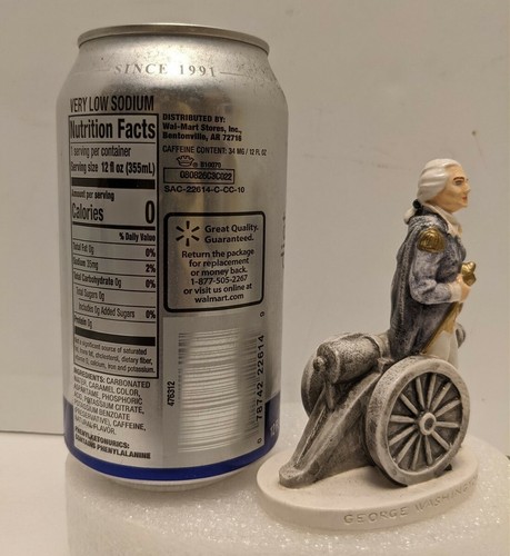 Patriotic Figurine George Washington with Cannon Sebastian Miniatures ...