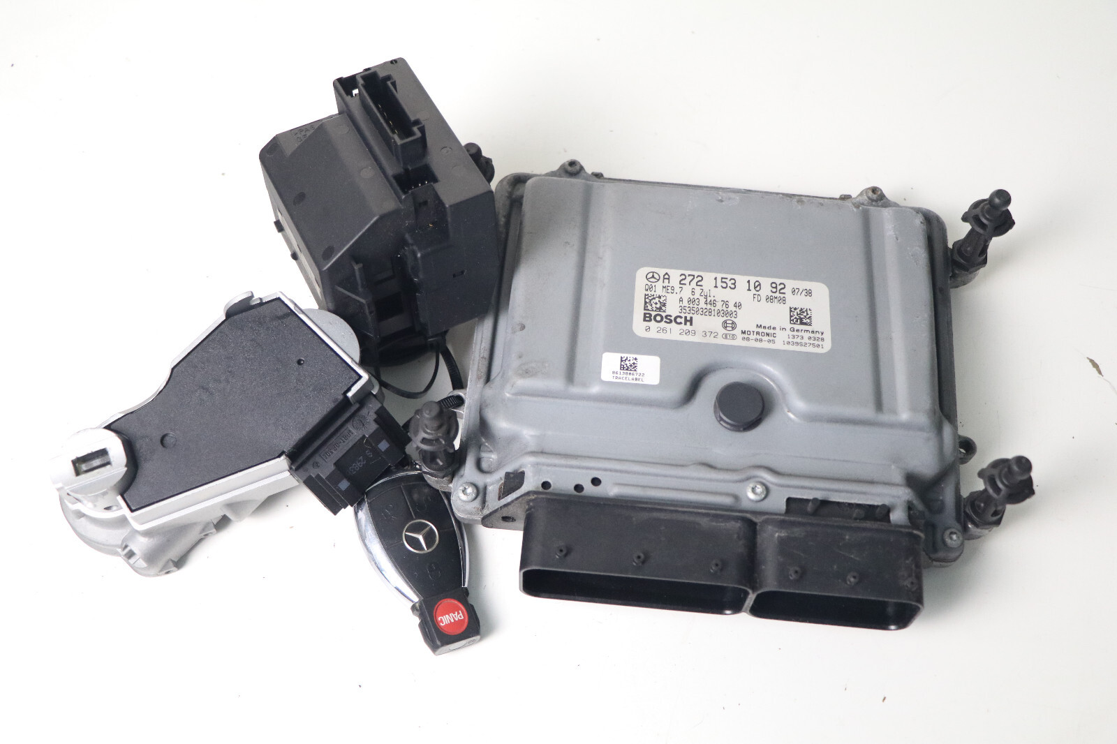 Mercedes W209 CLK350 ECU ECM Engine Computer EIS Ignition Lock Switch ...