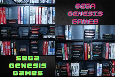 SEGA GENESIS GAMES LOT YOU PICK BUY 2 GET 1 50% OFF CLEAN PINS PLAY ...
